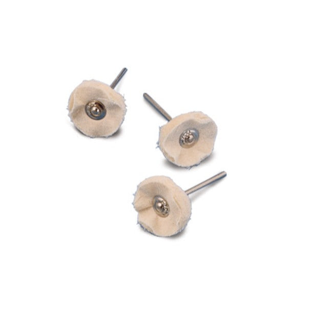 Mini Muslin Buff, Mounted-1" x 12 Ply, – Brooklyn Metal Works